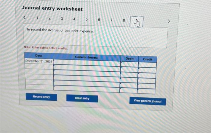 Solved Journal entry worksheet \begin{tabular}{l|c|ccc} | Chegg.com