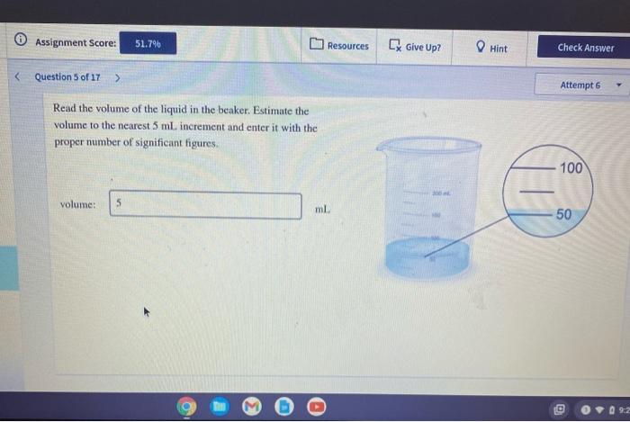 Solved Assignment Score: 51.7% Resources Give Up? Hint Check | Chegg.com