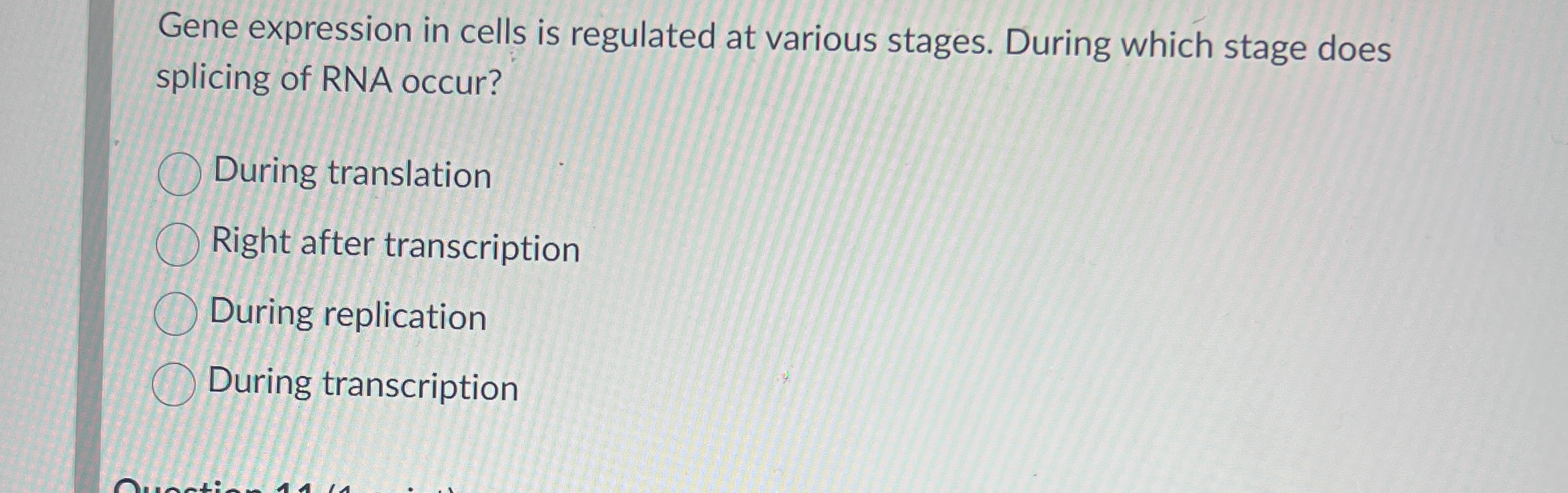 Solved Gene expression in cells is regulated at various | Chegg.com