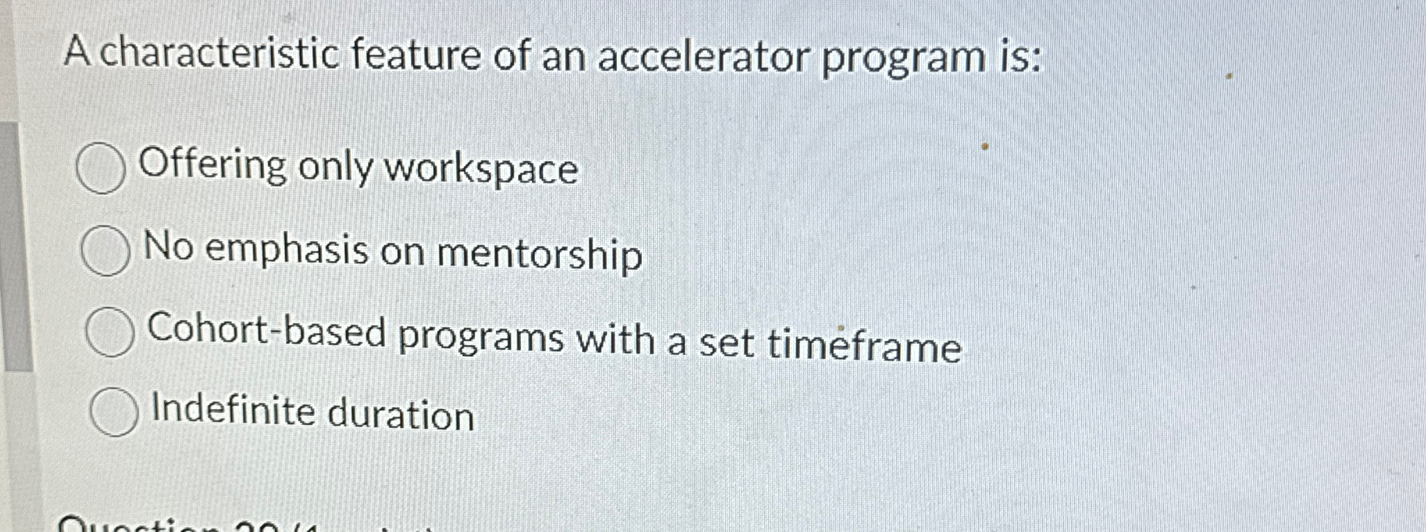 Solved A characteristic feature of an accelerator program | Chegg.com