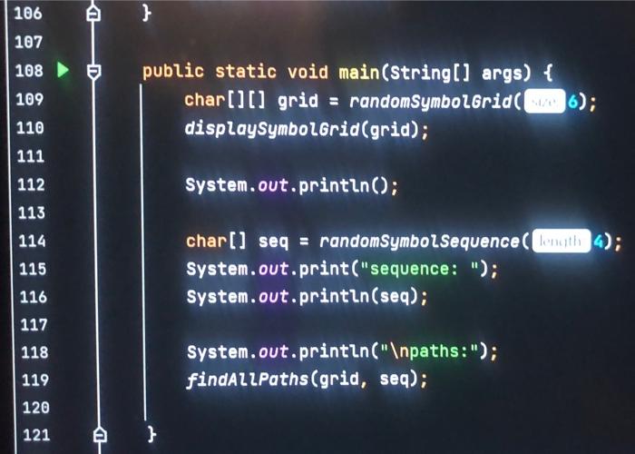 Solved PROBLEM: Symbol Grid There are two inputs: - s- | Chegg.com