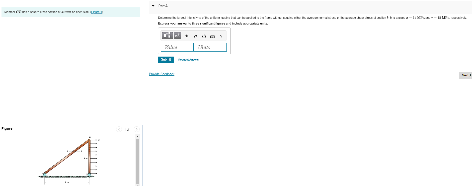 Solved Part ADetermine the largest intensity w ﻿of the | Chegg.com