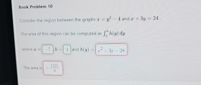 Solved Book Problem 10Consider the region between the graphs | Chegg.com