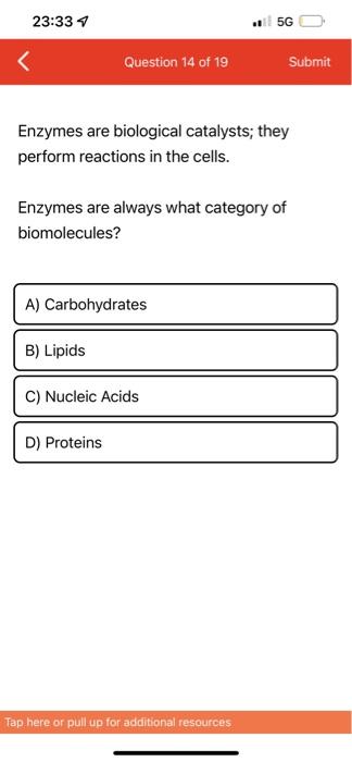 Solved Select the best definition for a substrate. A) A | Chegg.com