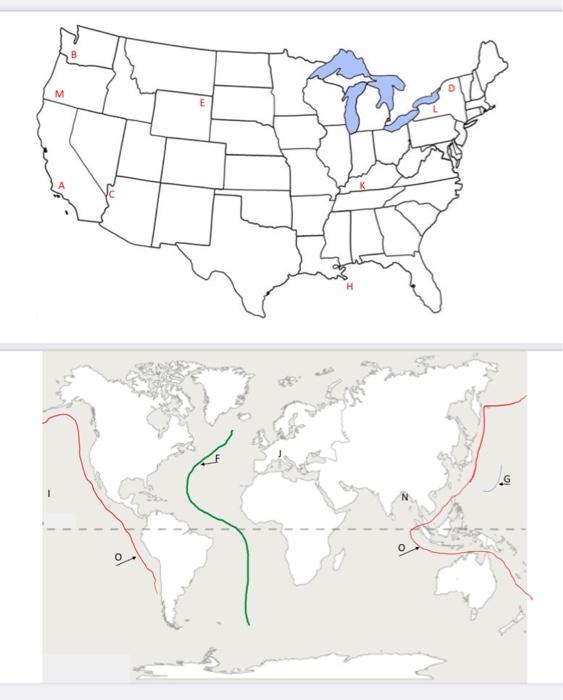 Solved use only one Letter please1) Refers to the lettered | Chegg.com