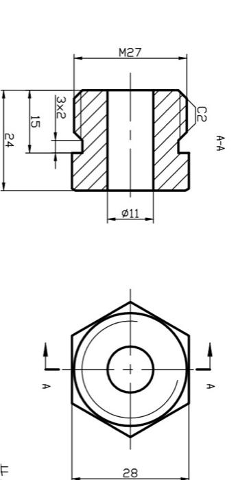 Solved draw the following sketch using CREO Parametric | Chegg.com
