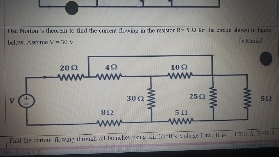 Solved Use Norton 's theorem to find the current flowing in | Chegg.com