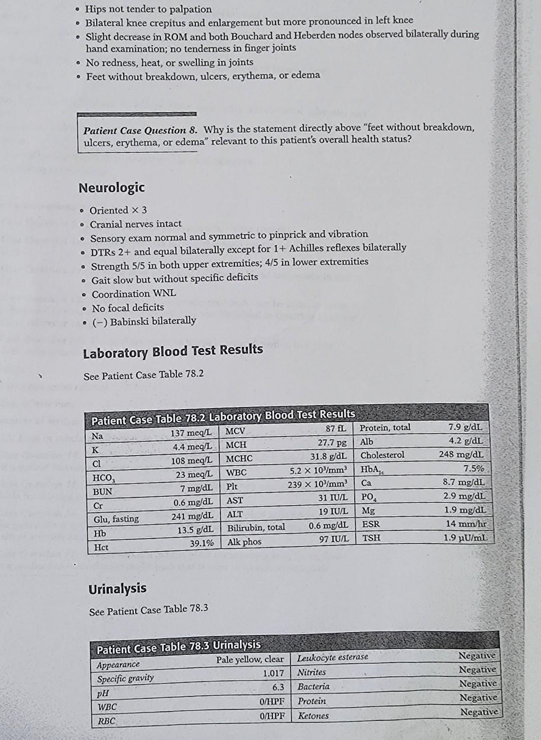 Patient's Chief Complaints "I'm really having trouble | Chegg.com