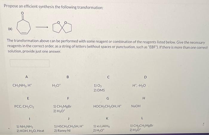 Solved Propose an efficient synthesis the following | Chegg.com