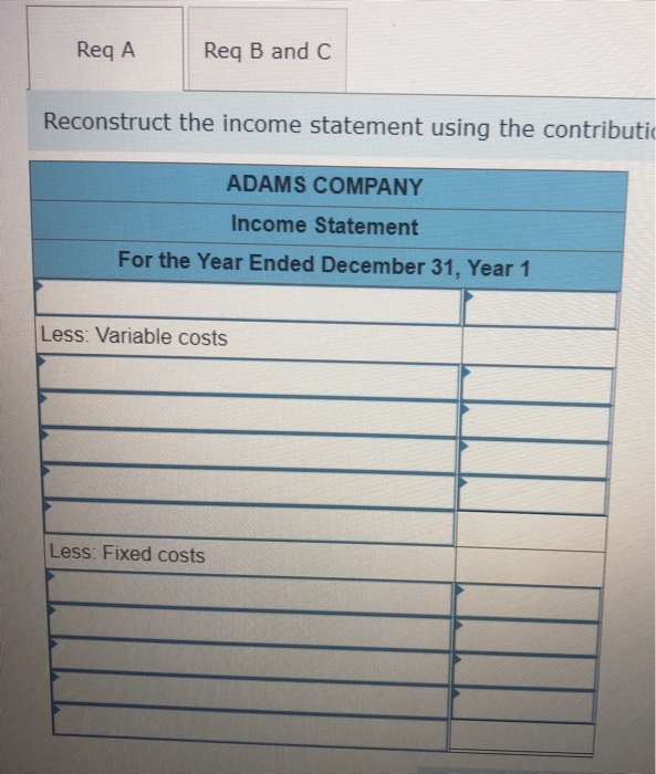 Solved Exercise 2-8A (Algo) Fixed versus variable cost | Chegg.com