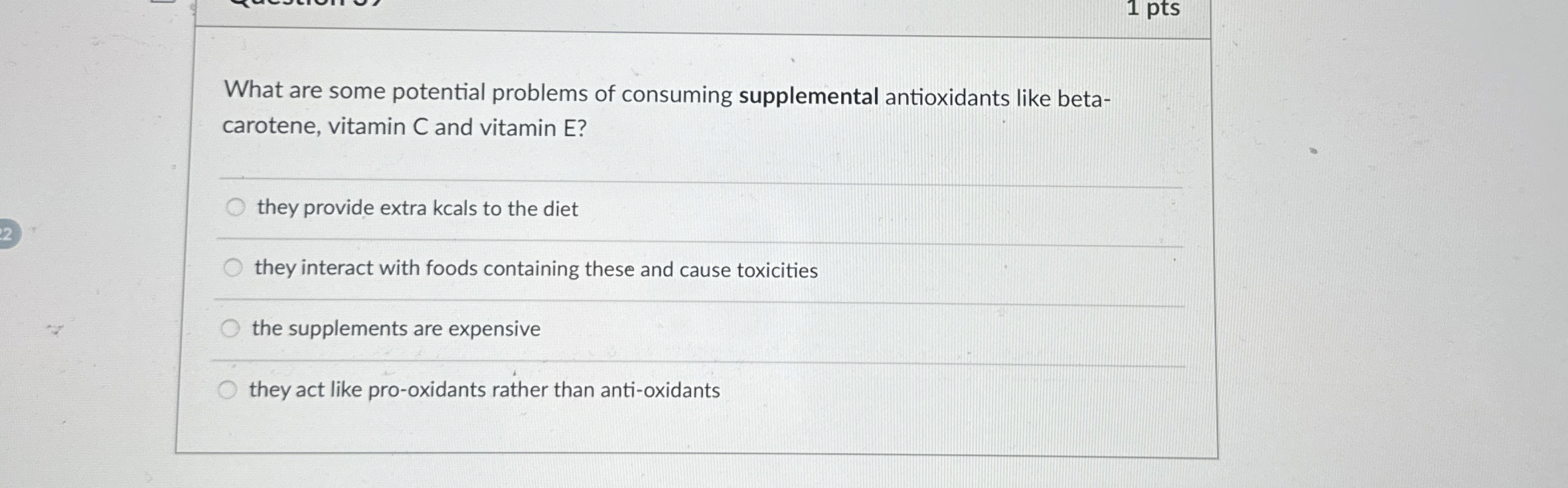 Solved What are some potential problems of consuming | Chegg.com