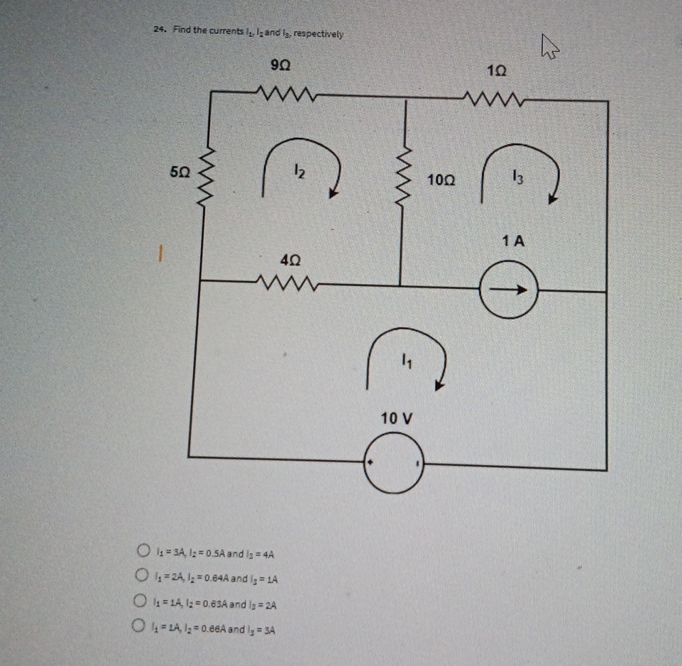 Solved Find the currents I2,12 ﻿and l3, | Chegg.com