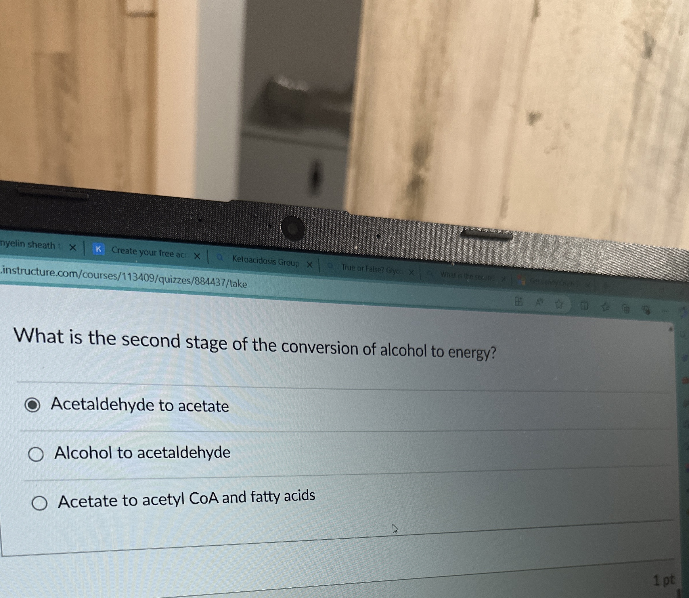 Solved What is the second stage of the conversion of alcohol | Chegg.com