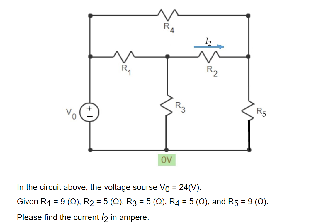 Solved In the circuit above, the voltage sourse | Chegg.com