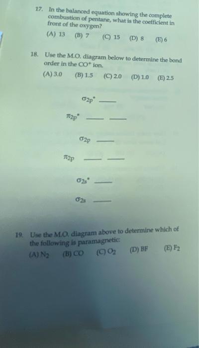 Solved 17. In the balanced equation showing the complete | Chegg.com