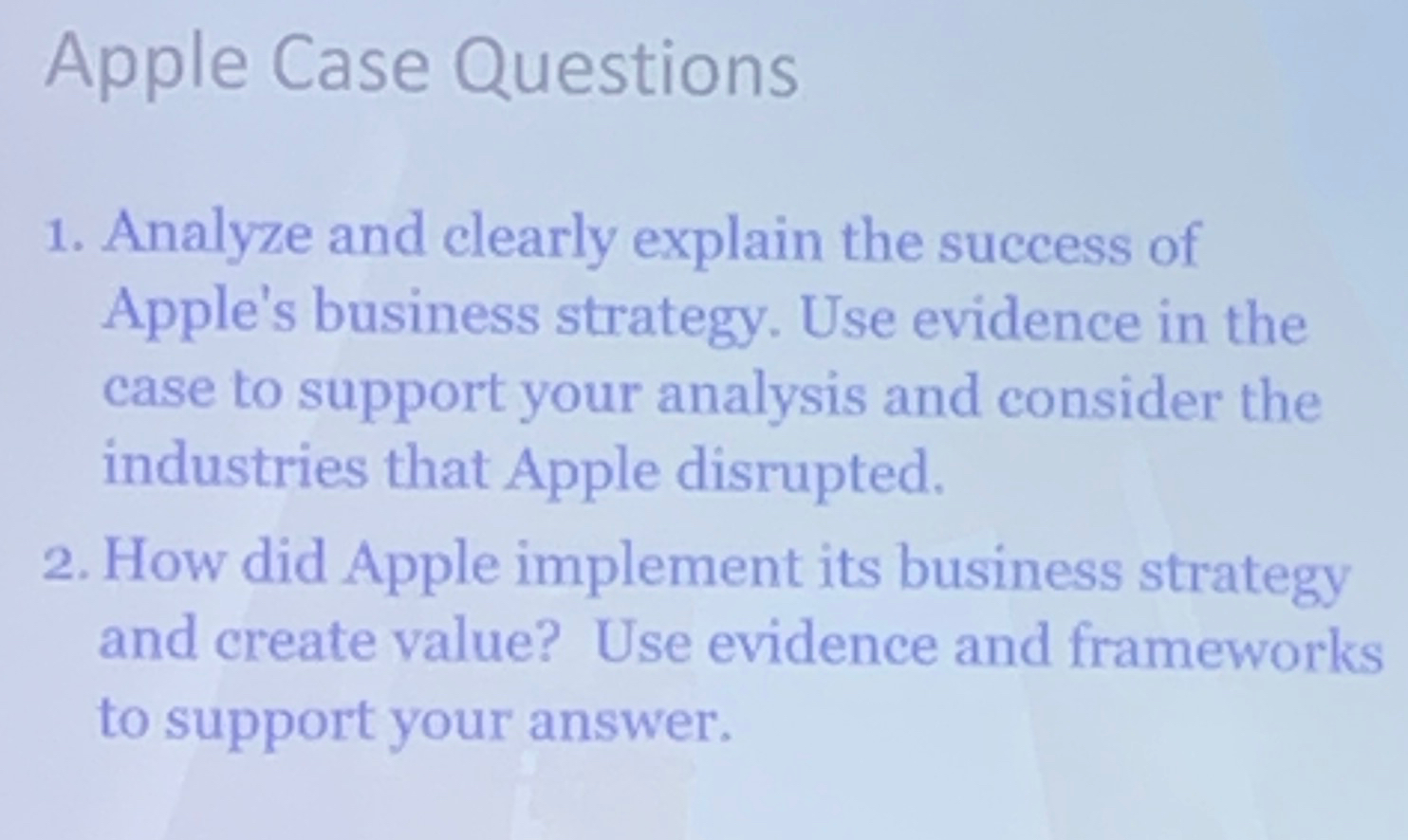 Solved Apple Case QuestionsAnalyze and clearly explain the | Chegg.com