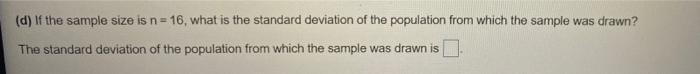 Solved Complete parts (a) through (d) for the sampling | Chegg.com