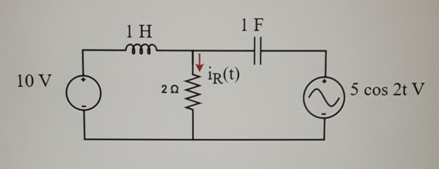 Solved Using superposition theorem what is the current | Chegg.com