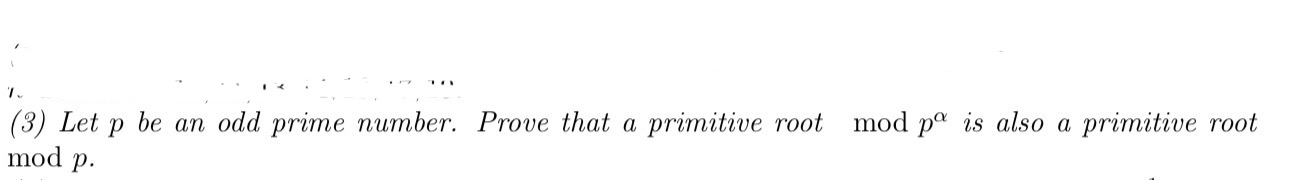 Solved (3) ﻿Let p ﻿be an odd prime number. Prove that a | Chegg.com