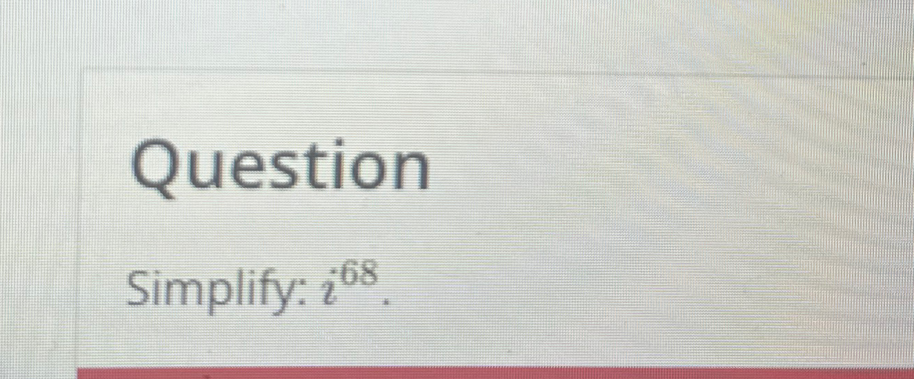 Solved Questionsimplify I68 3166