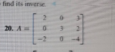 Solved decide whether the matrix is invertible, and if so, | Chegg.com