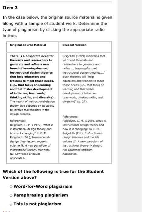 Solved Item 10 In the case below, the original source | Chegg.com