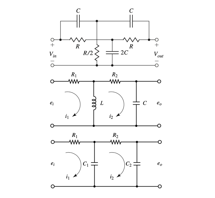 Solved For each given circuit, determine the transfer | Chegg.com
