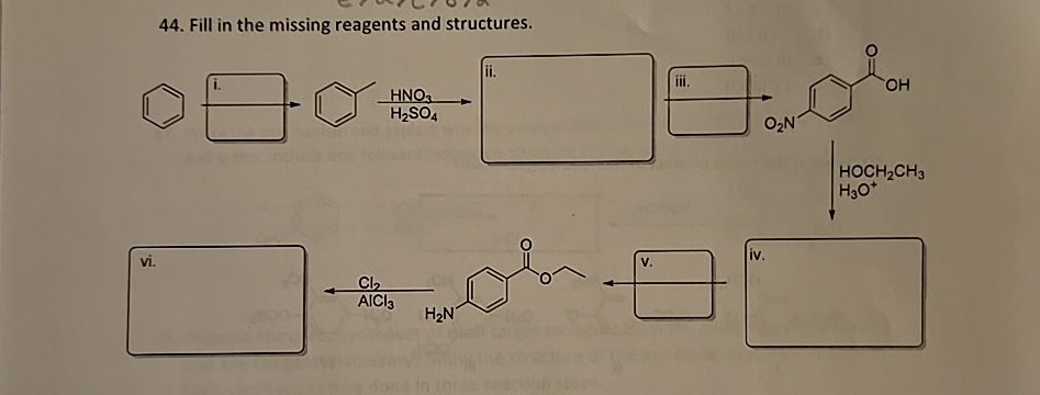 Solved Fill in the missing reagents and | Chegg.com