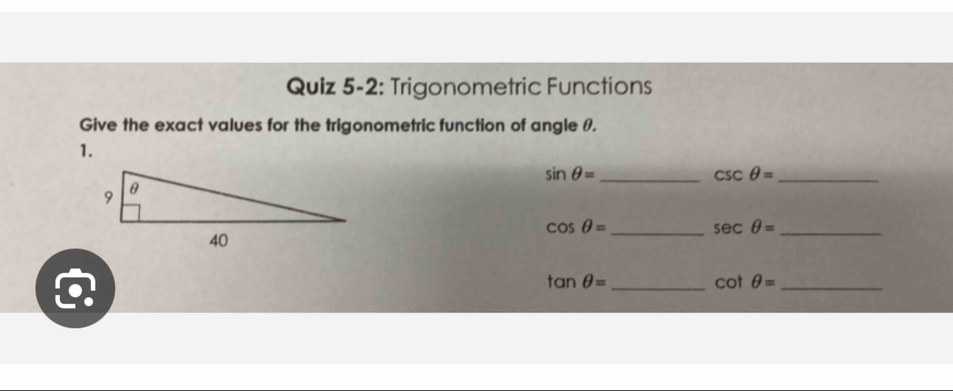 Solved code class="asciimath">Quiz 5-2: Trigonometric | Chegg.com