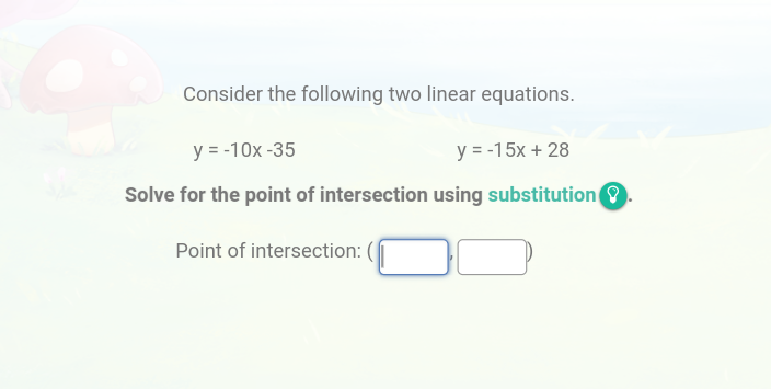 Solved Consider the following two linear equations. | Chegg.com