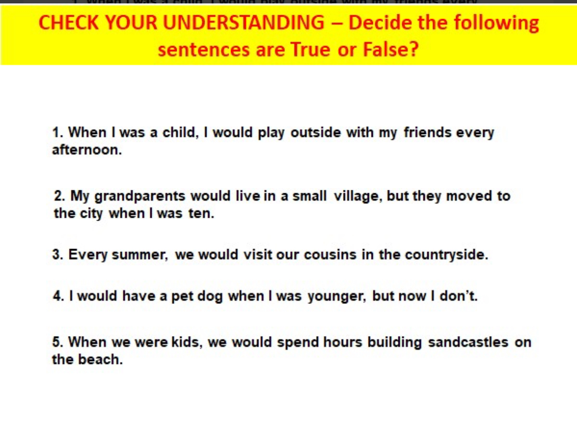 Solved CHECK YOUR UNDERSTANDING - ﻿Decide the following | Chegg.com