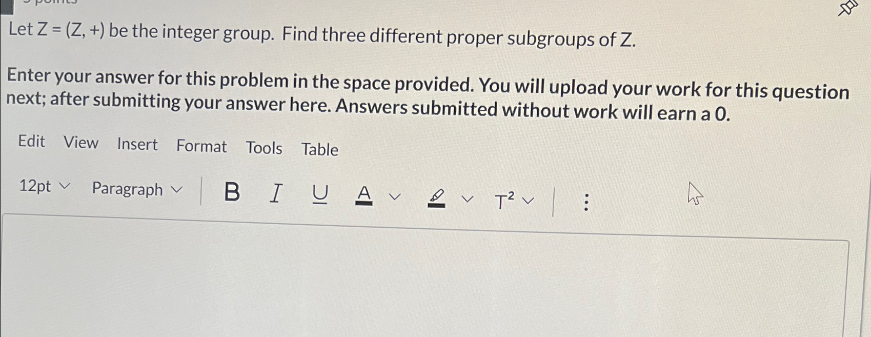 Solved Let Z=(Z,+) ﻿be the integer group. Find three | Chegg.com