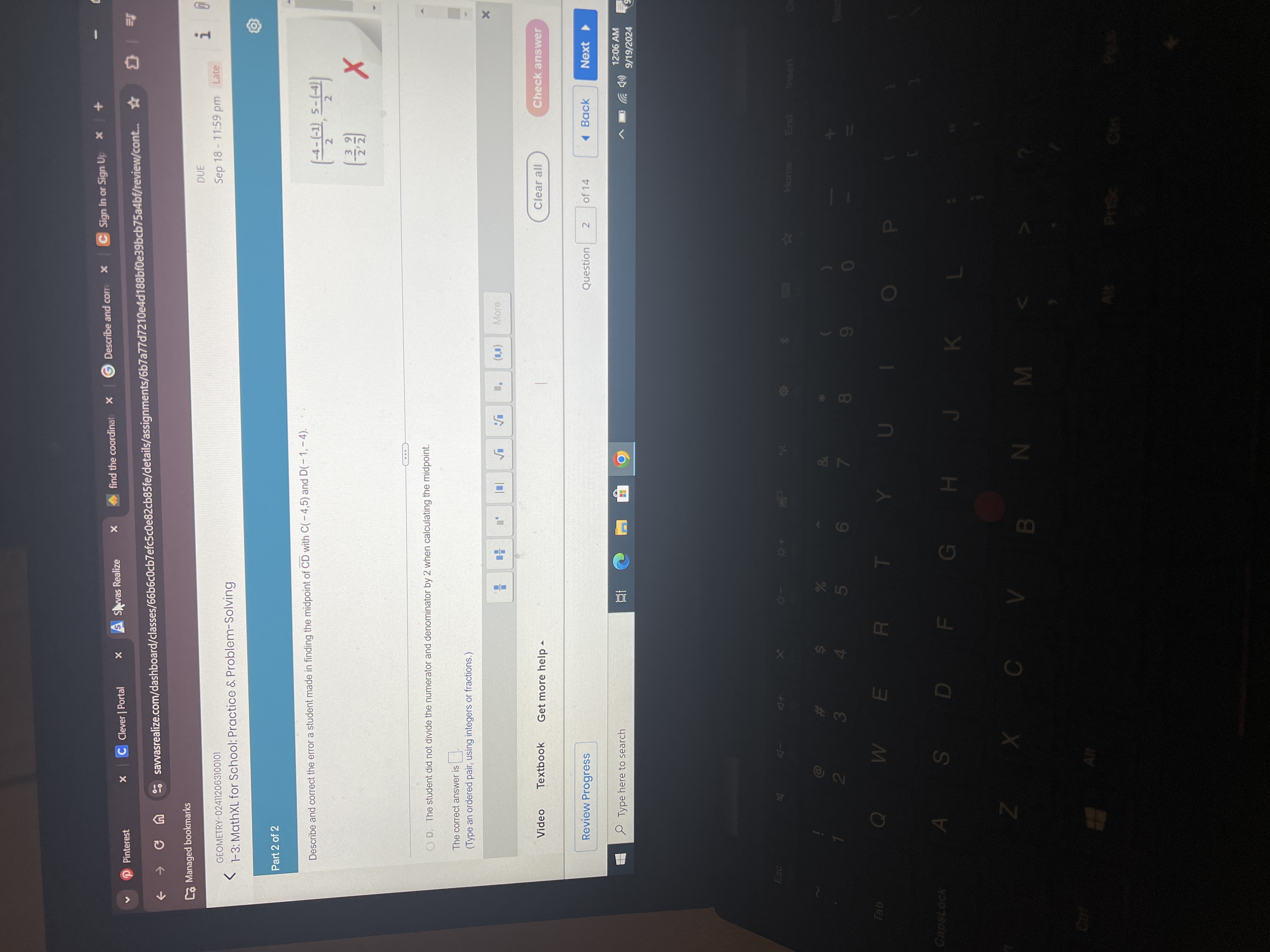 Solved Part 2 ﻿of 2 ﻿Describe and correct the error a | Chegg.com