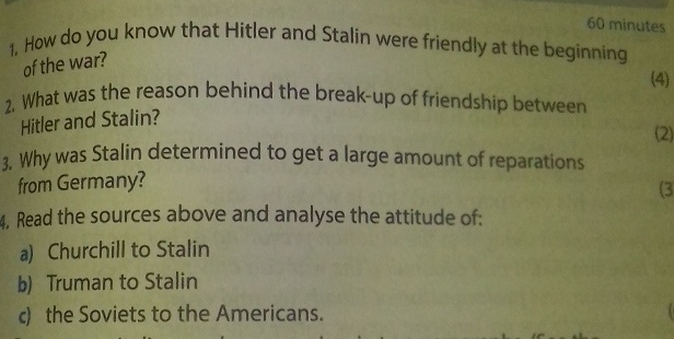 Solved How do you know that Hitler and Stalin were friendly | Chegg.com
