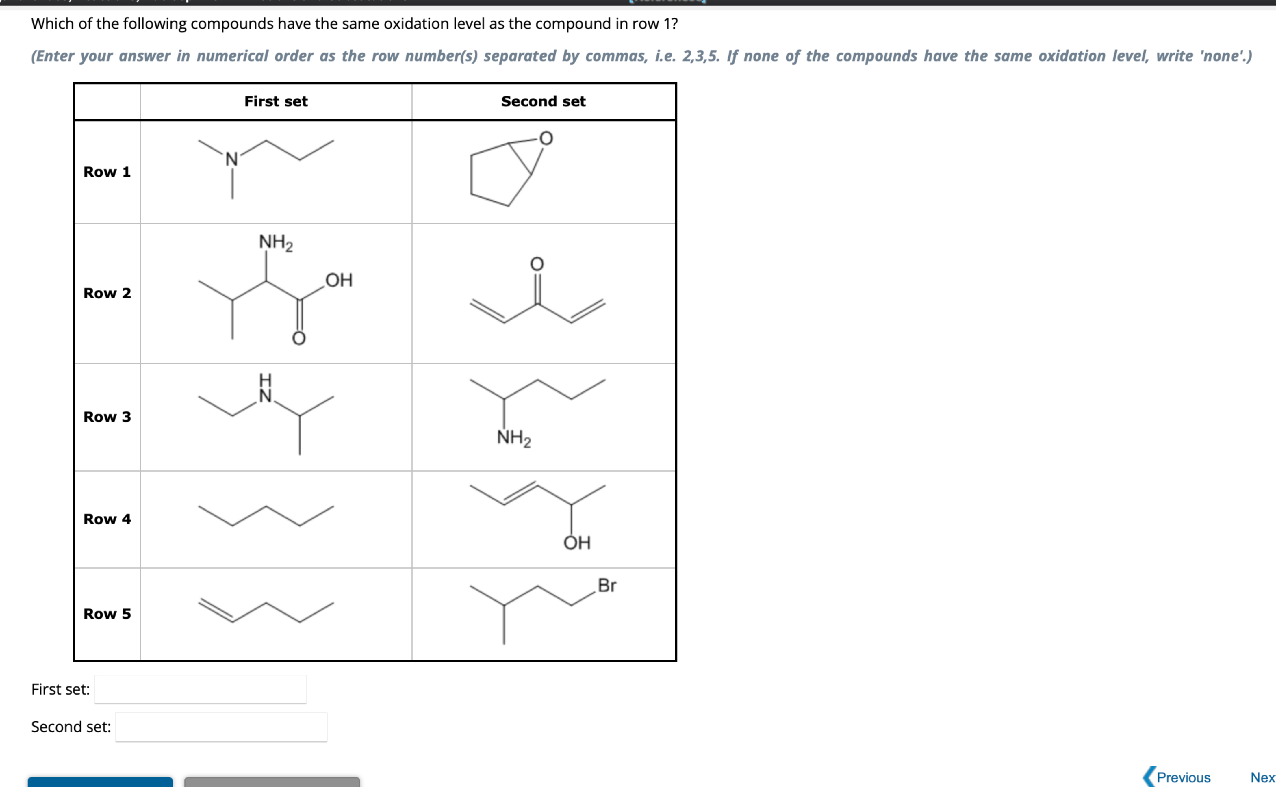 Solved Which of the following compounds have the same | Chegg.com