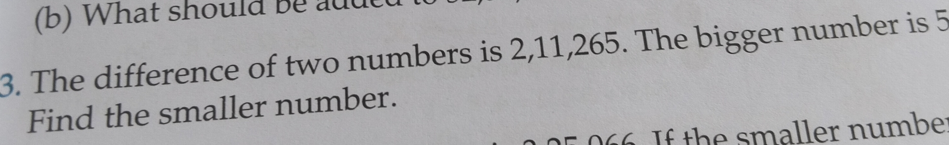 Solved The difference of two numbers is 2,11,265. ﻿The | Chegg.com
