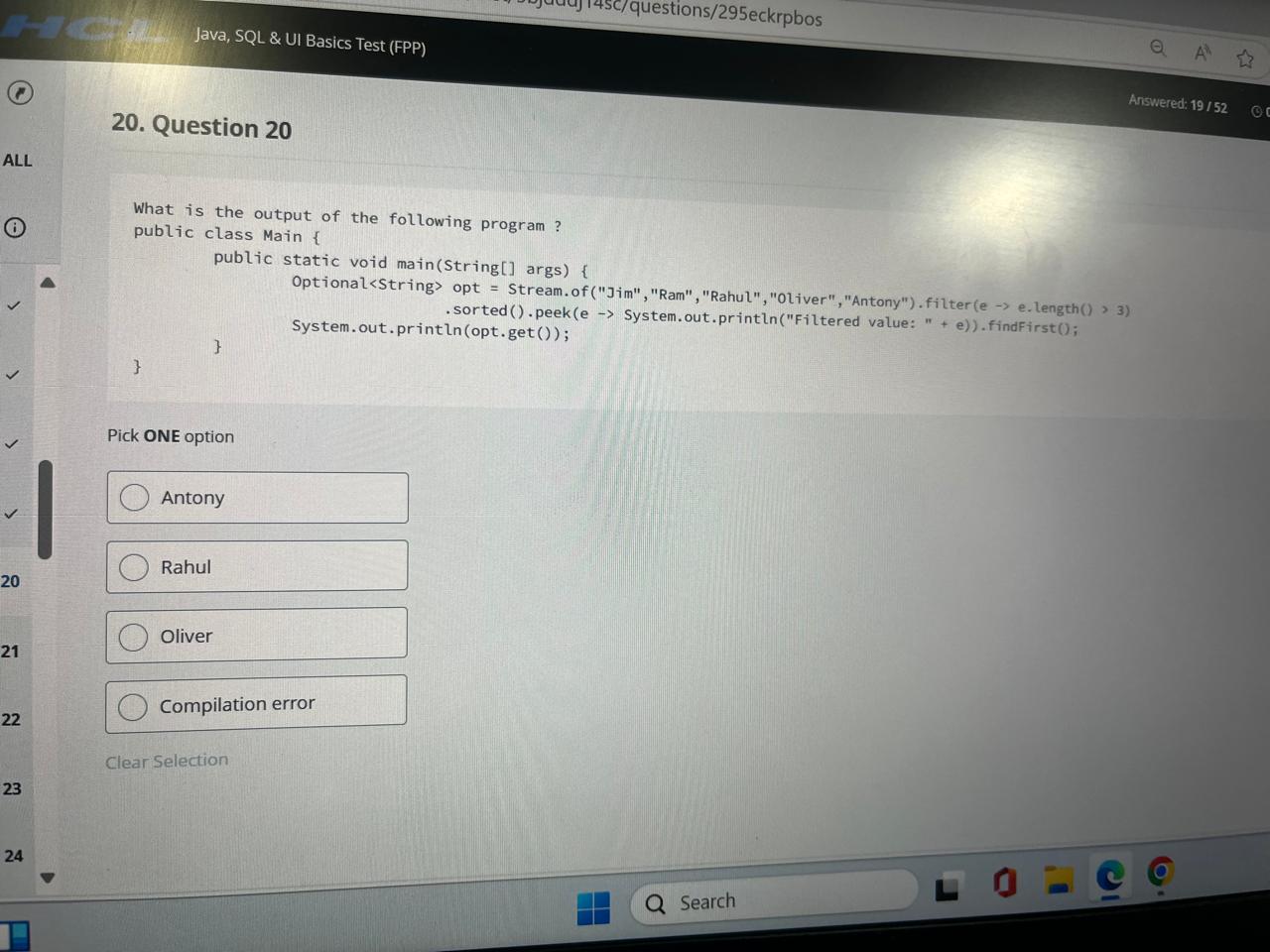 Solved What is the output of the following program ? ﻿public | Chegg.com