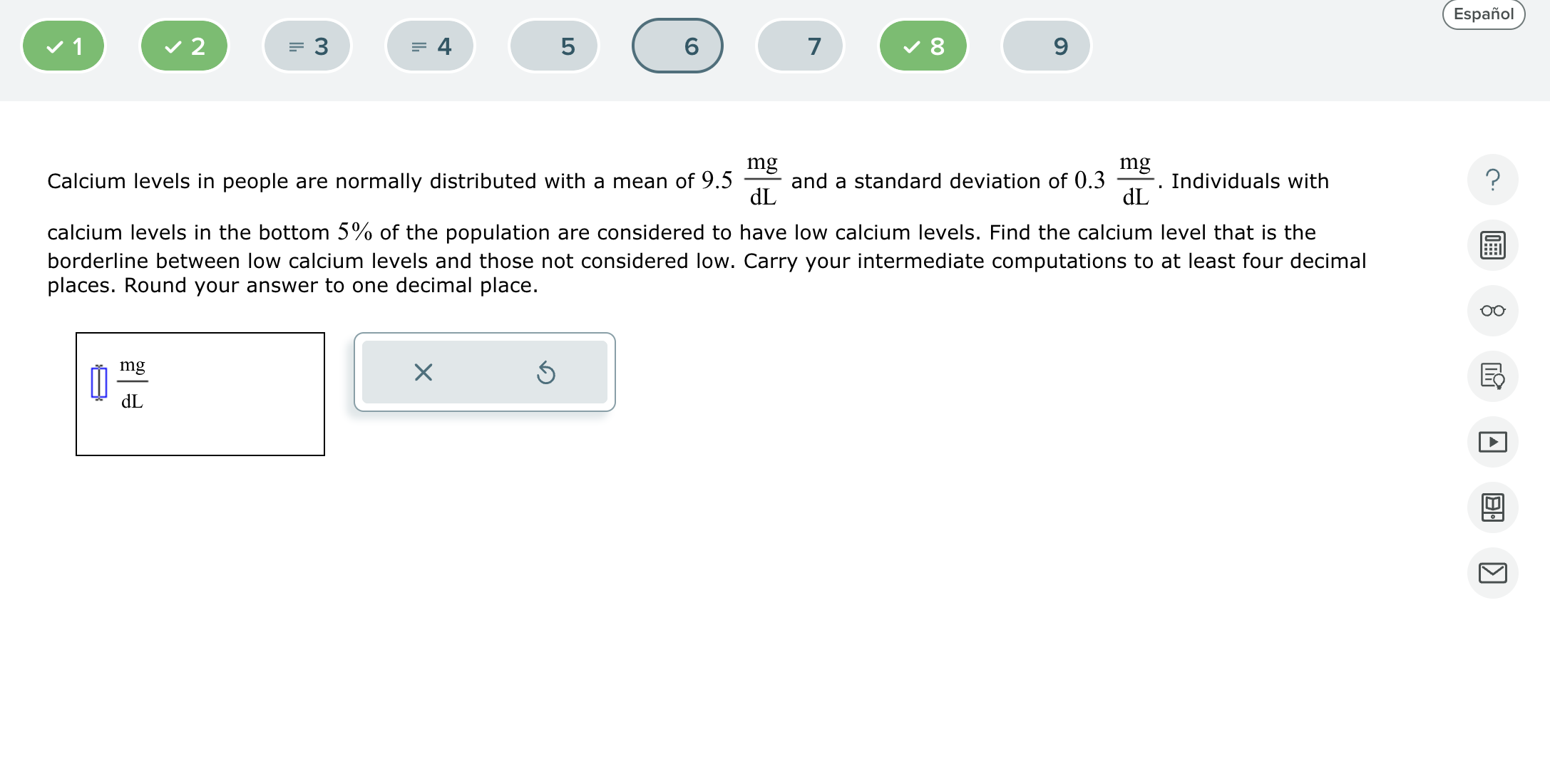 Solved Calcium levels in people are normally distributed | Chegg.com