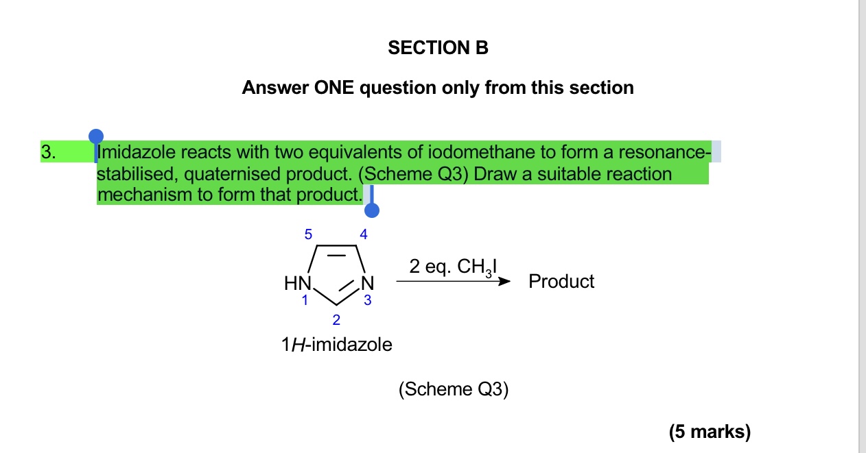 Solved SECTION B Answer ONE question only from this section | Chegg.com