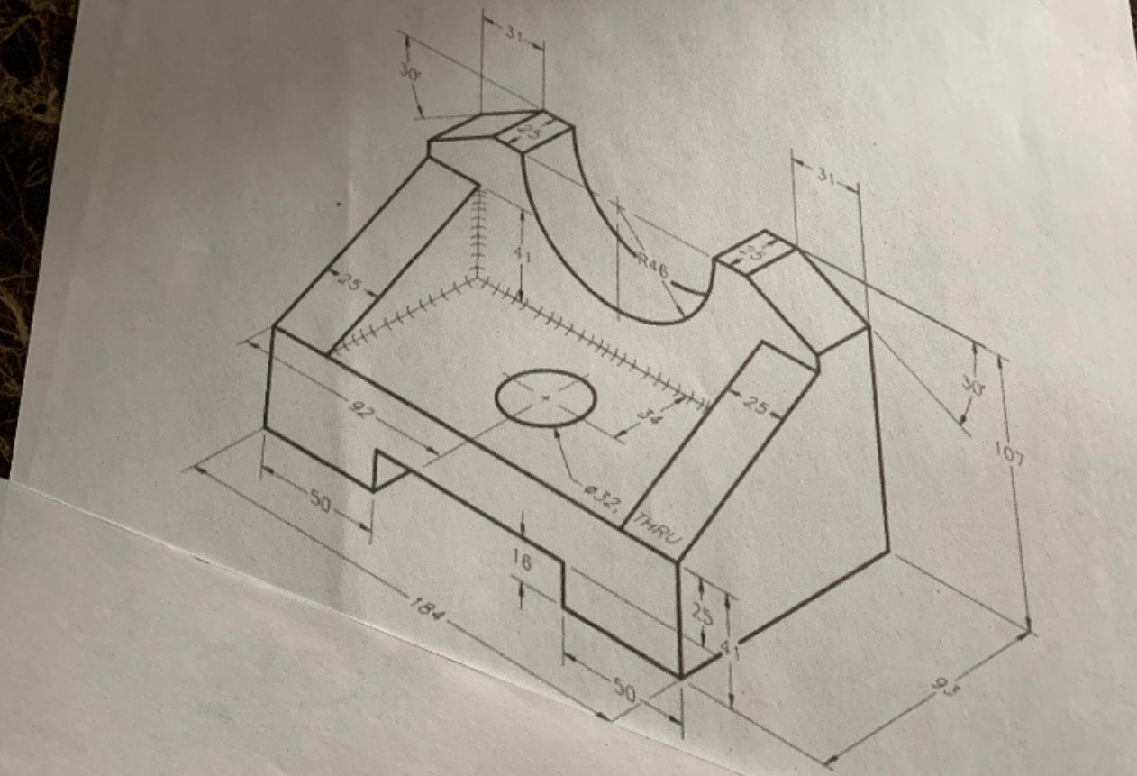 Solved Use SolidWorks to address this problem and provide | Chegg.com