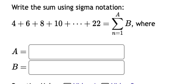 Solved Write the sum using sigma | Chegg.com
