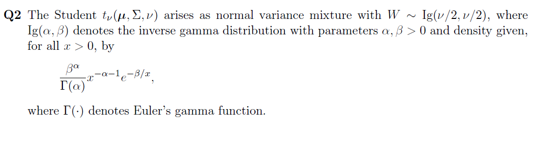 Solved code class="asciimath">Q2 ﻿The Student t_() ﻿u (\mu | Chegg.com