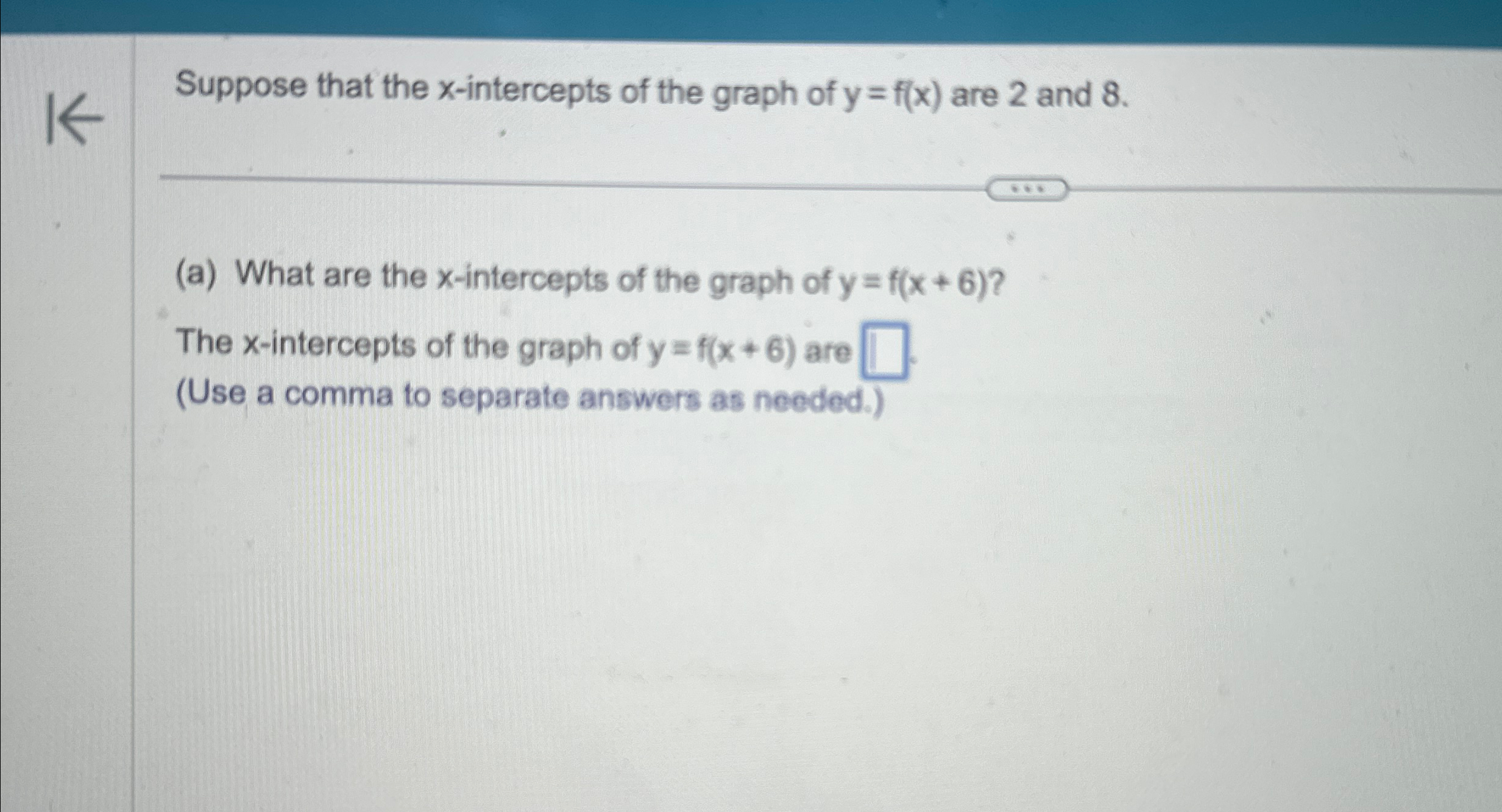 Solved Suppose that the x-intercepts of the graph of y=f(x) | Chegg.com