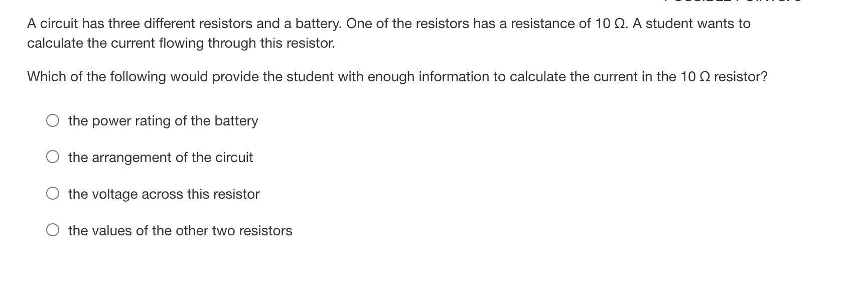 Solved A circuit has three different resistors and a | Chegg.com
