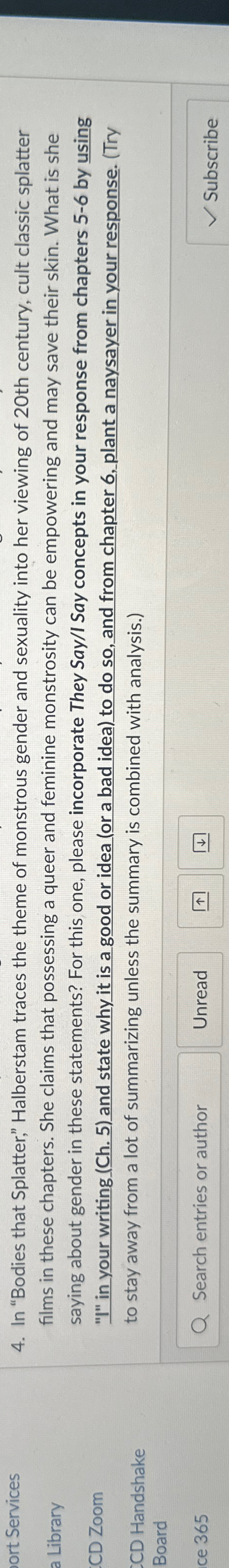 Solved ort Servicesa LibraryCD ZoomCD HandshakeBoardce 3654. | Chegg.com