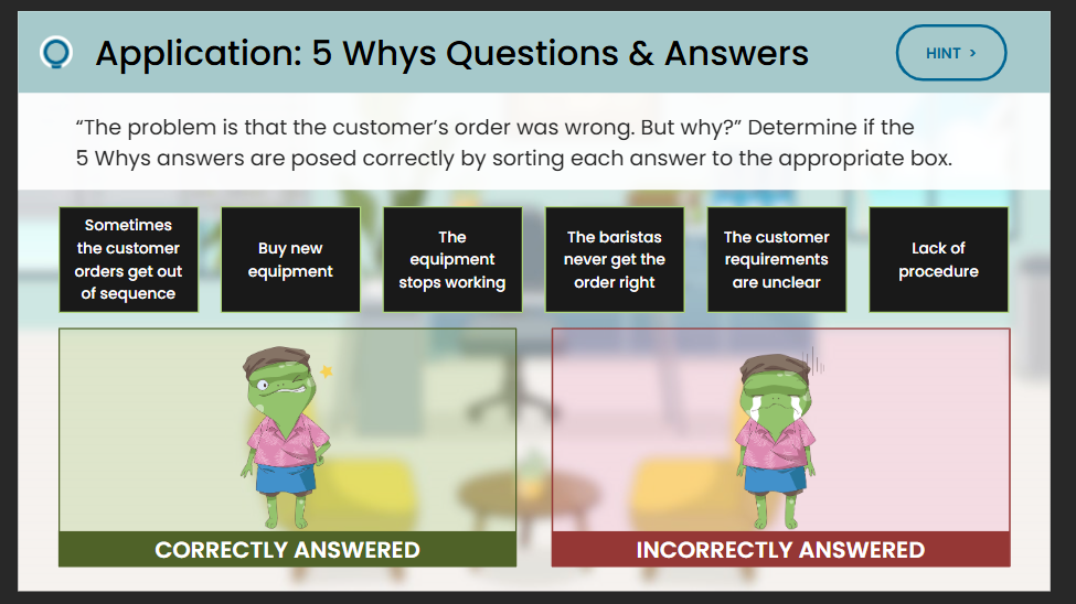 Solved Application: 5 ﻿Whys Questions \& Answers "The | Chegg.com