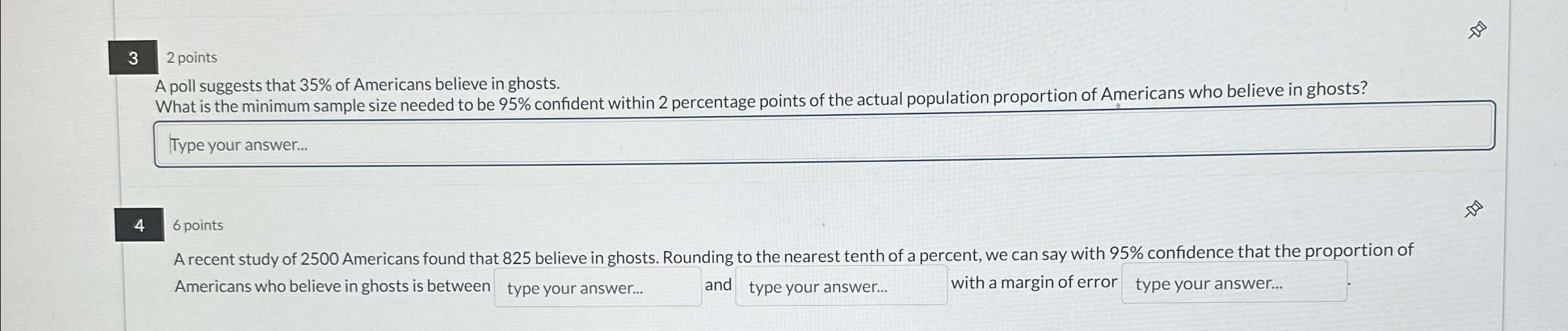 Solved 2 points A poll suggests that 35% of Americans | Chegg.com Solved 2 points A poll suggests that 35% of Americans | Chegg.com