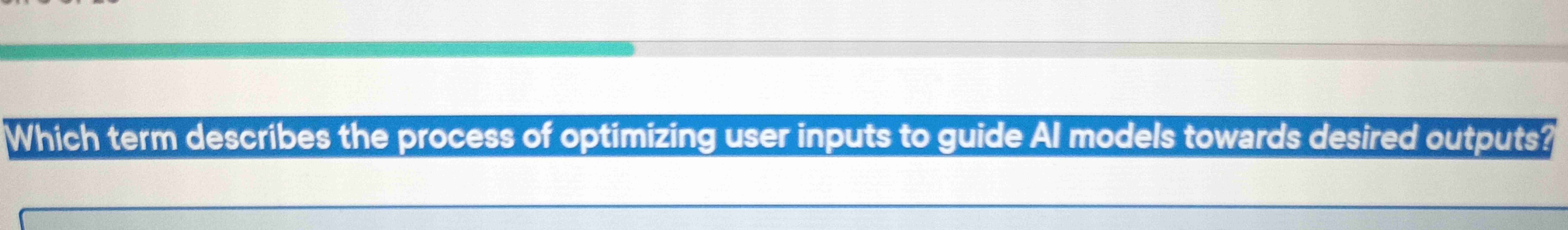Solved Which term describes the process of optimizing user | Chegg.com