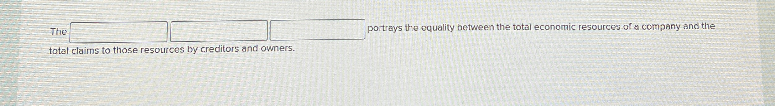 The ﻿portrays the equality between the total | Chegg.com