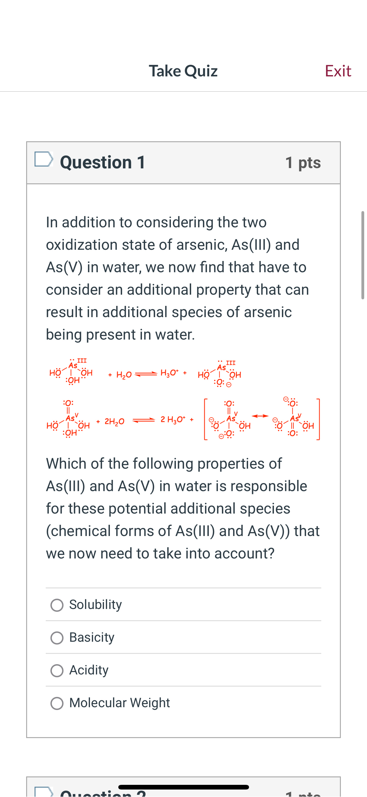 Solved Question 1 1 ﻿pts In addition to considering the two | Chegg.com